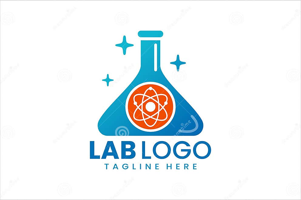 Science & Laboratory Logo for Research Branding Stock Vector ...