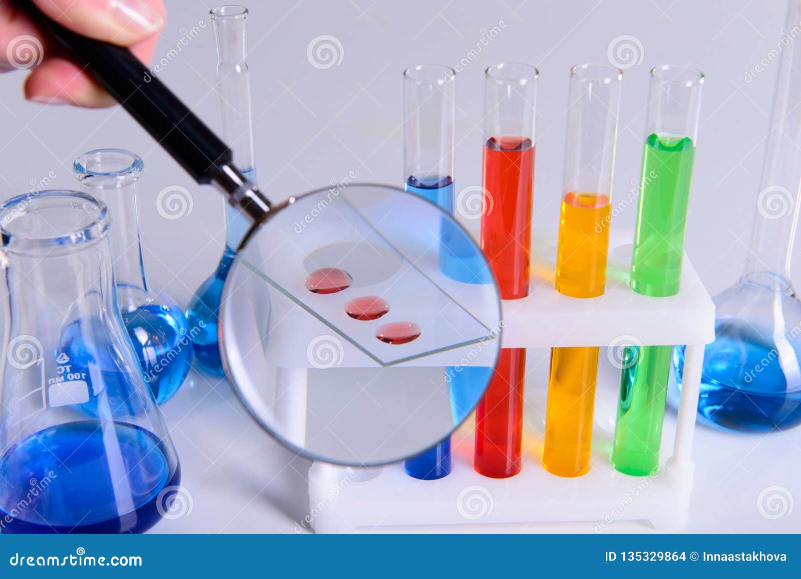 Science Laboratory Research and Equipment Chemistry Experiment Stock ...