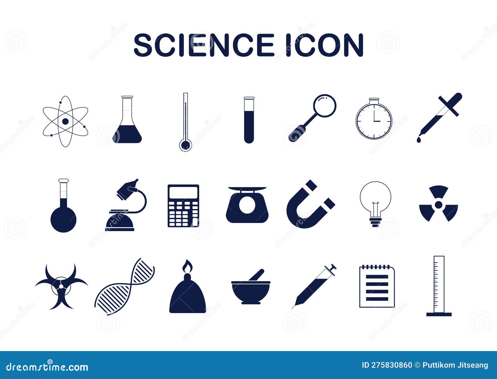 Science Laboratory Symbol Icon Design Stock Vector - Illustration of ...