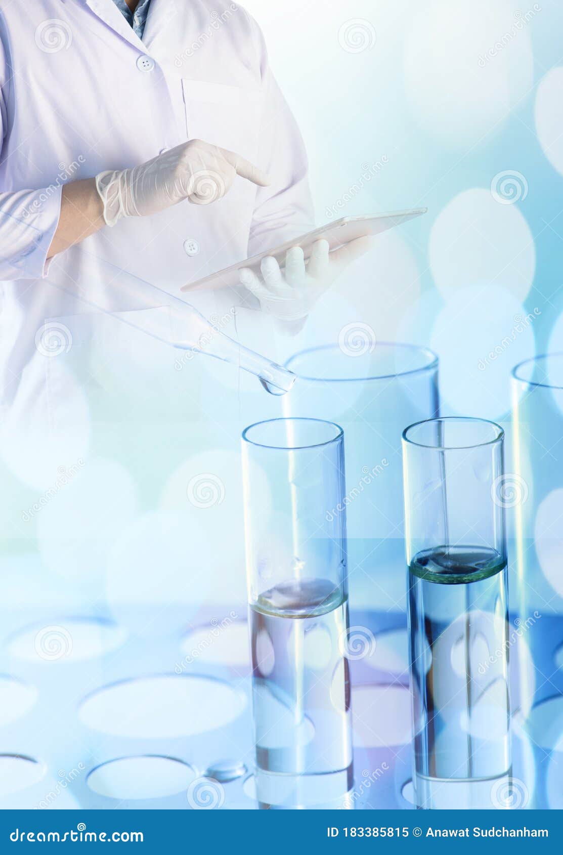 Science Laboratory Test Tubes,science Background Stock Image - Image of ...