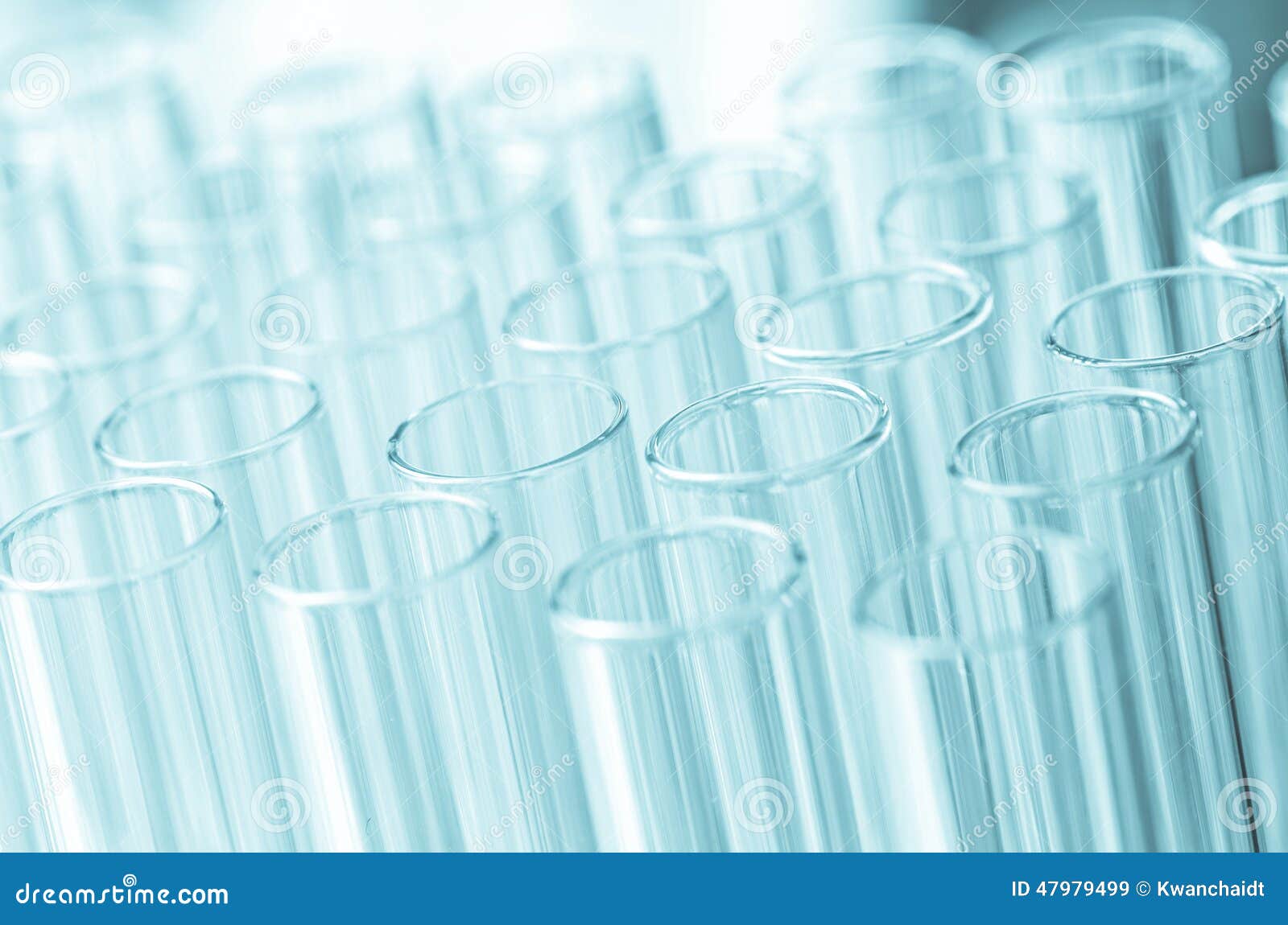 Science Laboratory Test Tubes in Clear Tone Stock Image - Image of ...