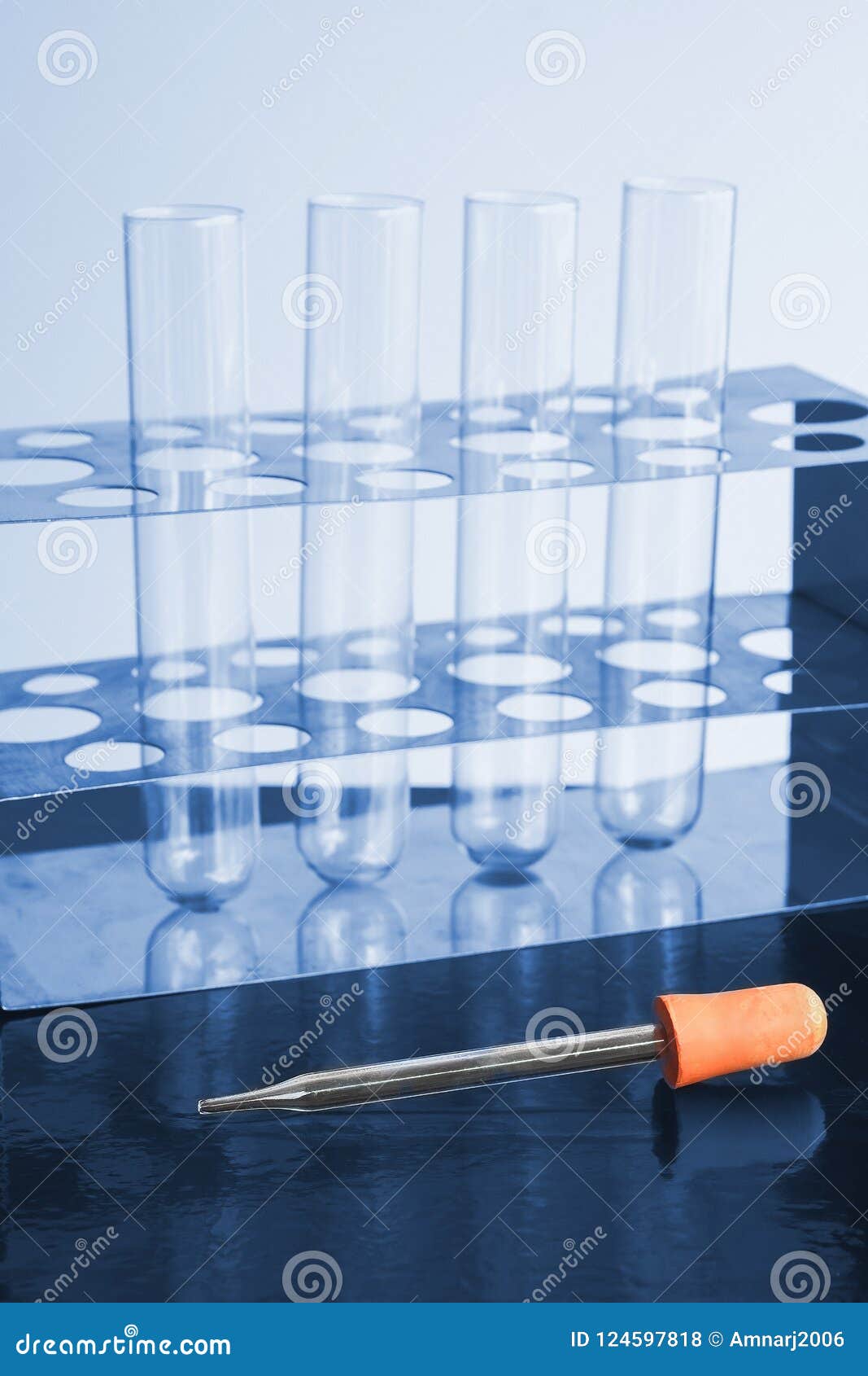 Science Laboratory Test Tubes Equipment. Stock Photo - Image of concept ...