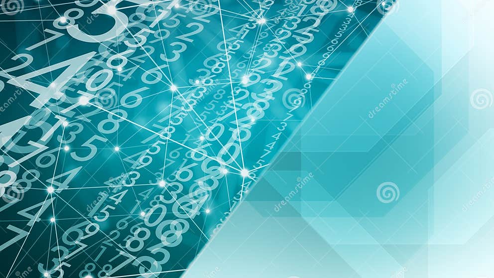 Science of Layout Numbers Background, Copy Space, Digits Template ...