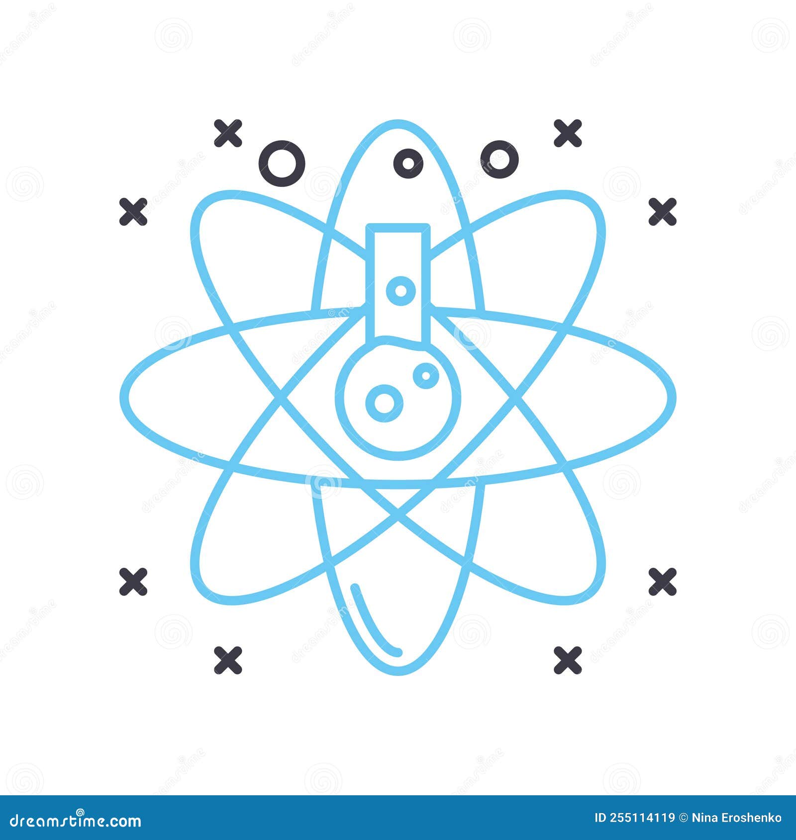 Science Line Icon, Outline Symbol, Vector Illustration, Concept Sign ...