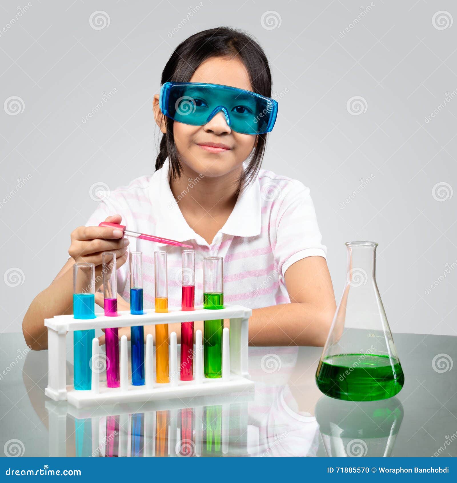 Science stock photo. Image of experiment, children, asian - 71885570