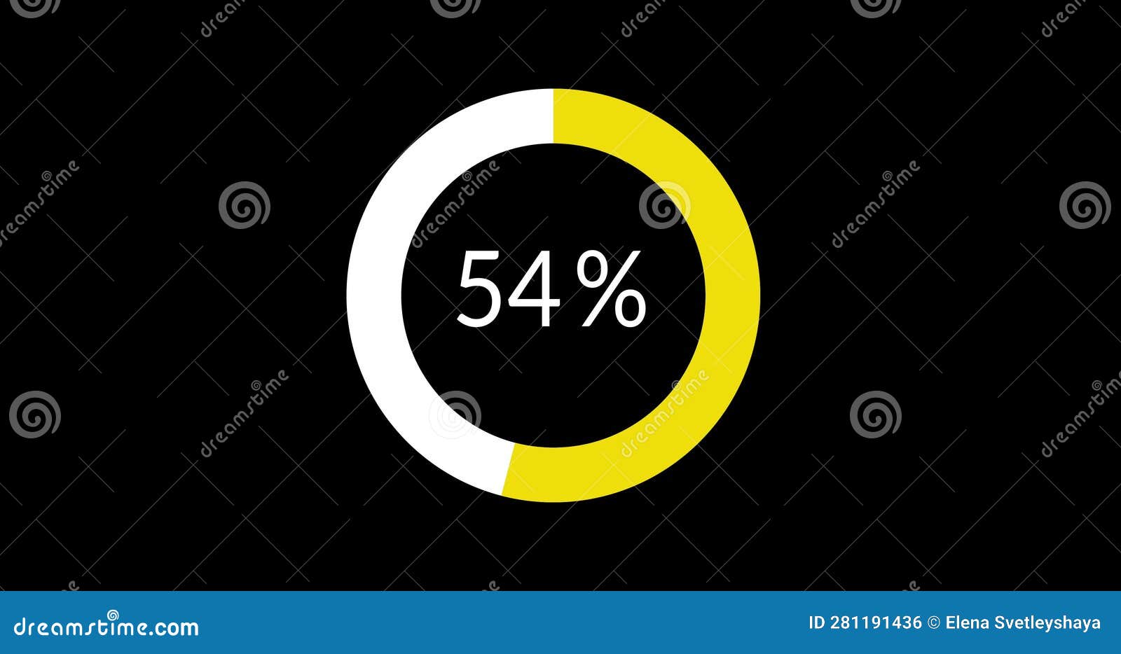 Science Loading Red, Yellow and Green Circle Ring on Black Background ...