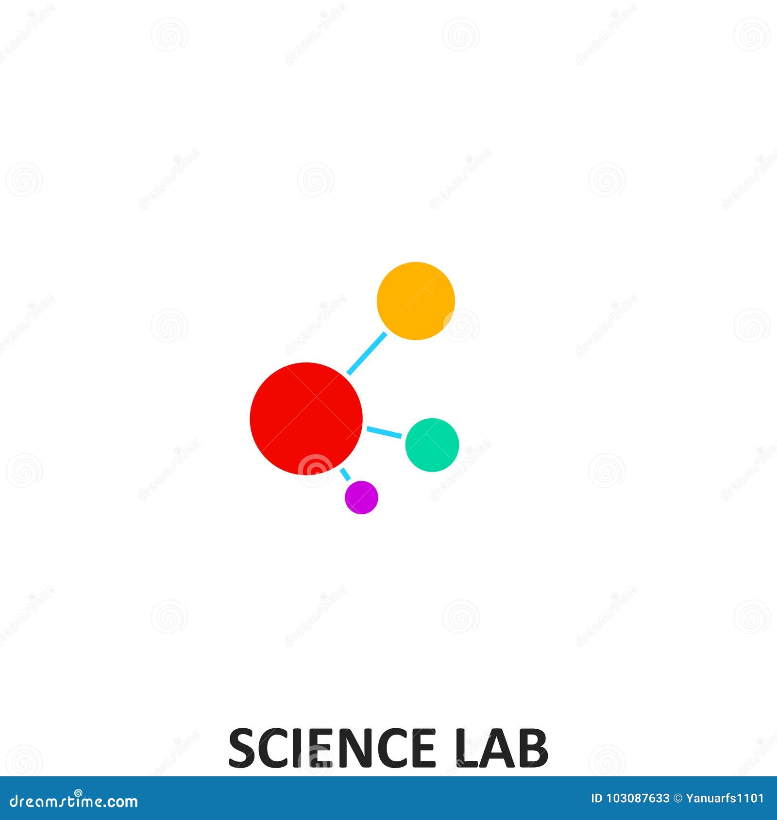 Science logo art template stock illustration. Illustration of concept ...