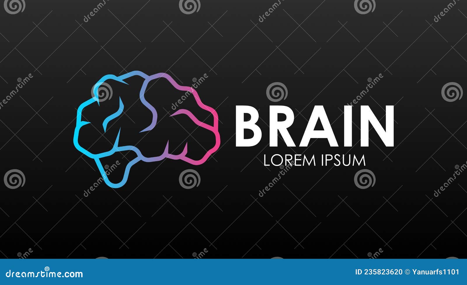 Brain Logo Vector for Science Purpose Stock Vector - Illustration of ...
