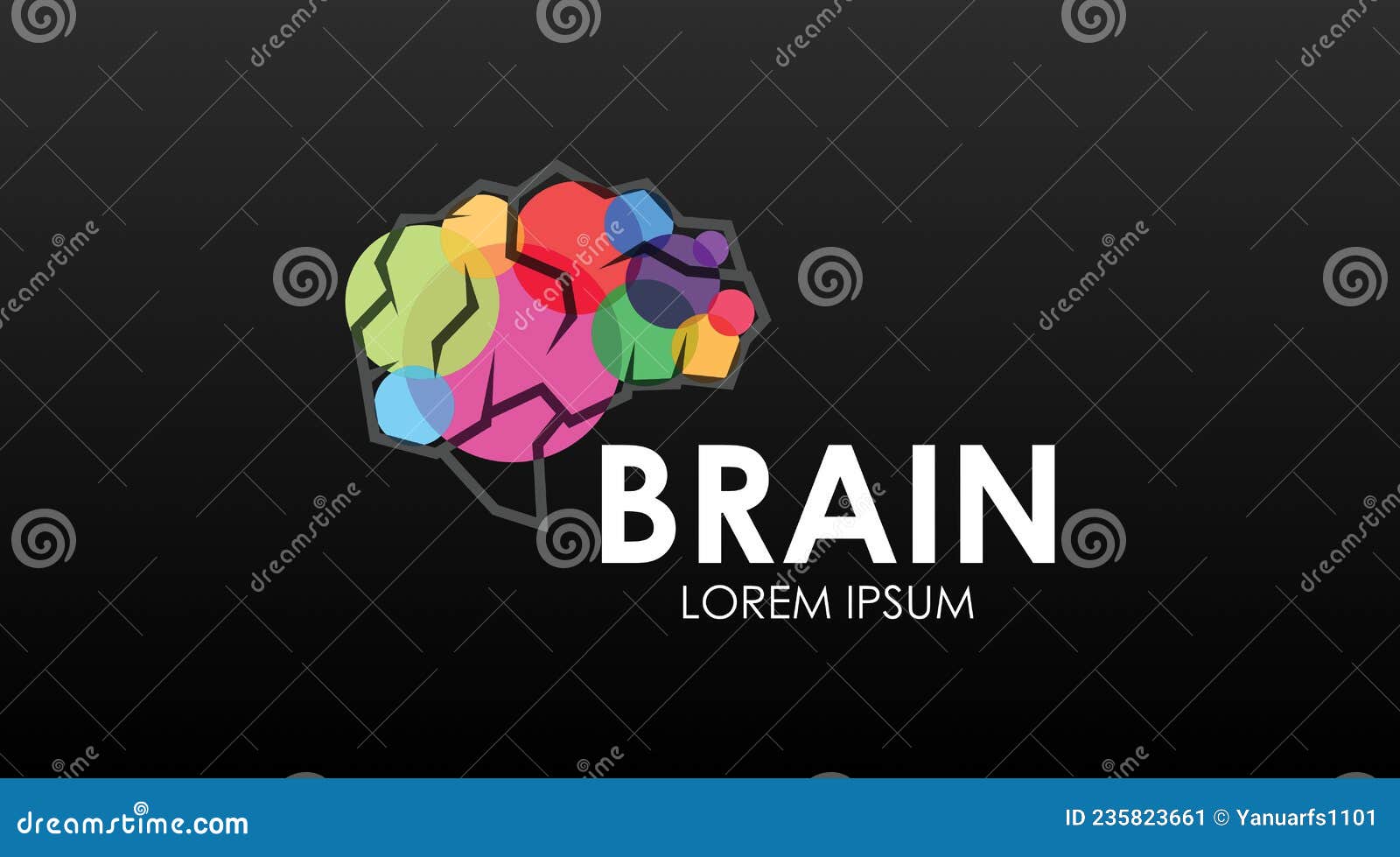 Brain Logo Vector for Science Purpose Stock Illustration - Illustration ...