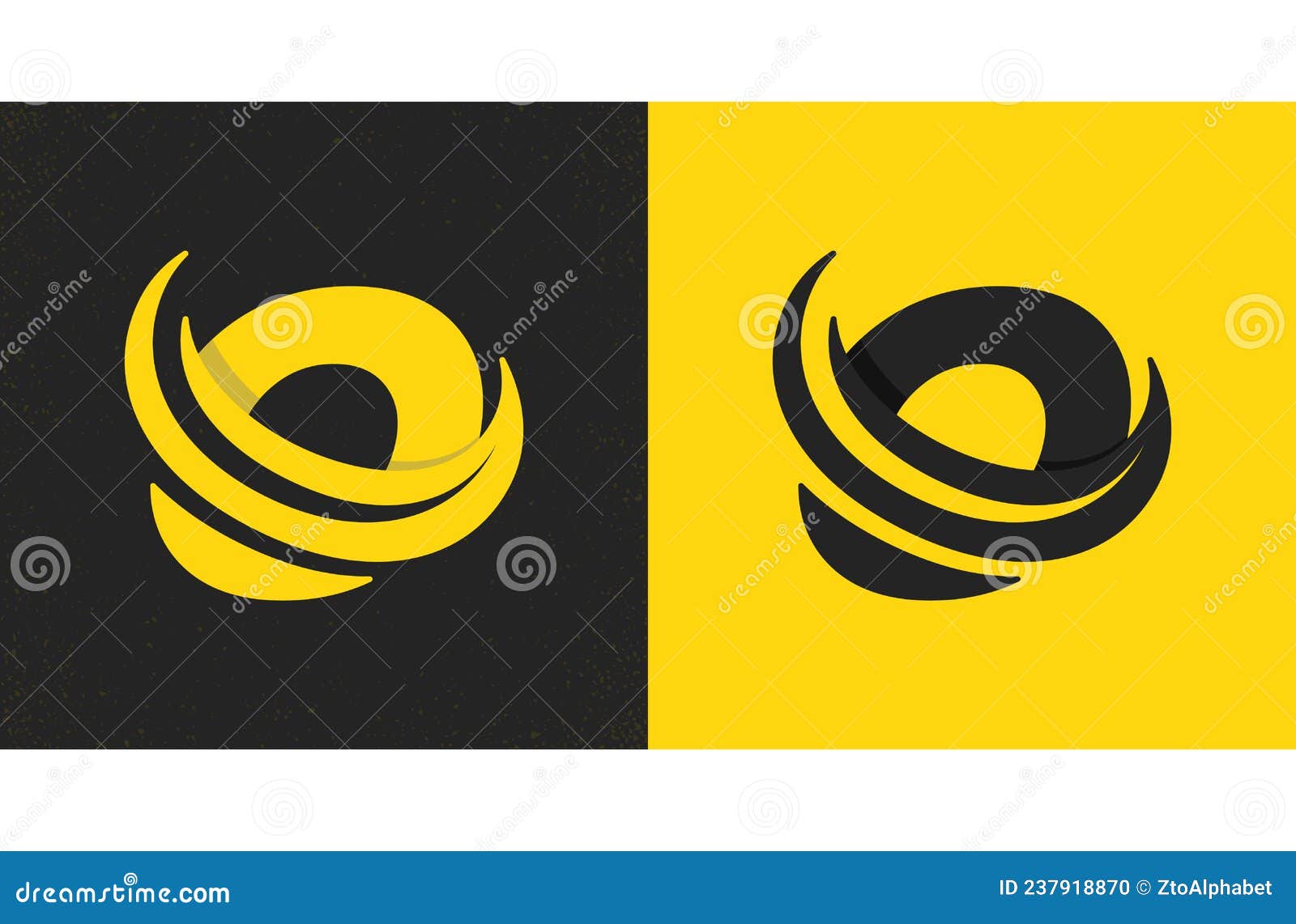 Science Logo Letter O Technology Universe Stock Vector - Illustration ...