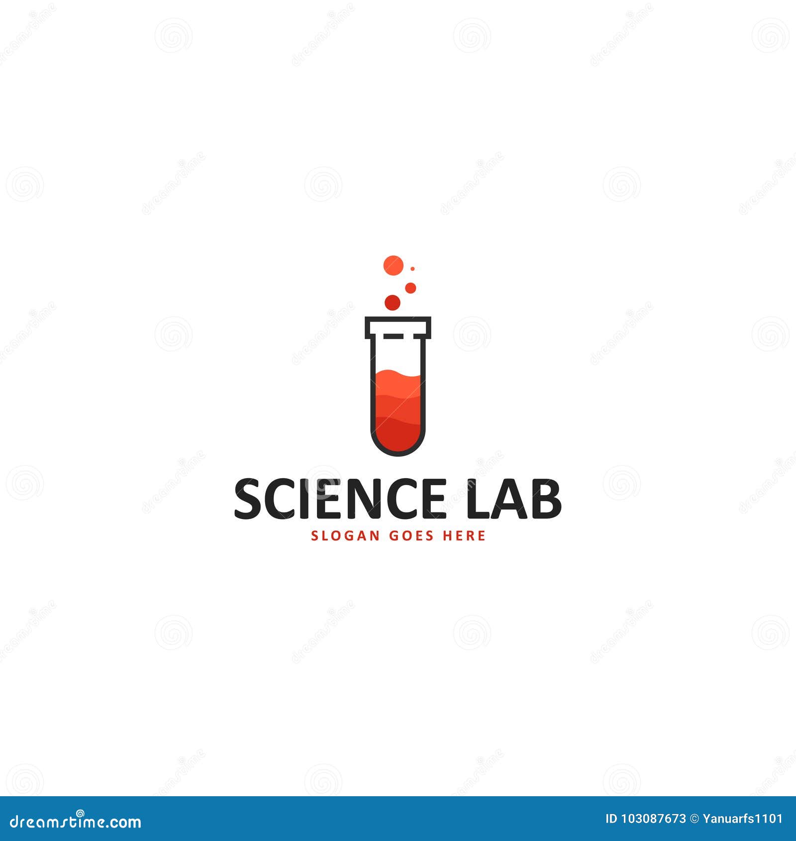 Science Logo Vector Art Template Stock Vector - Illustration of ...