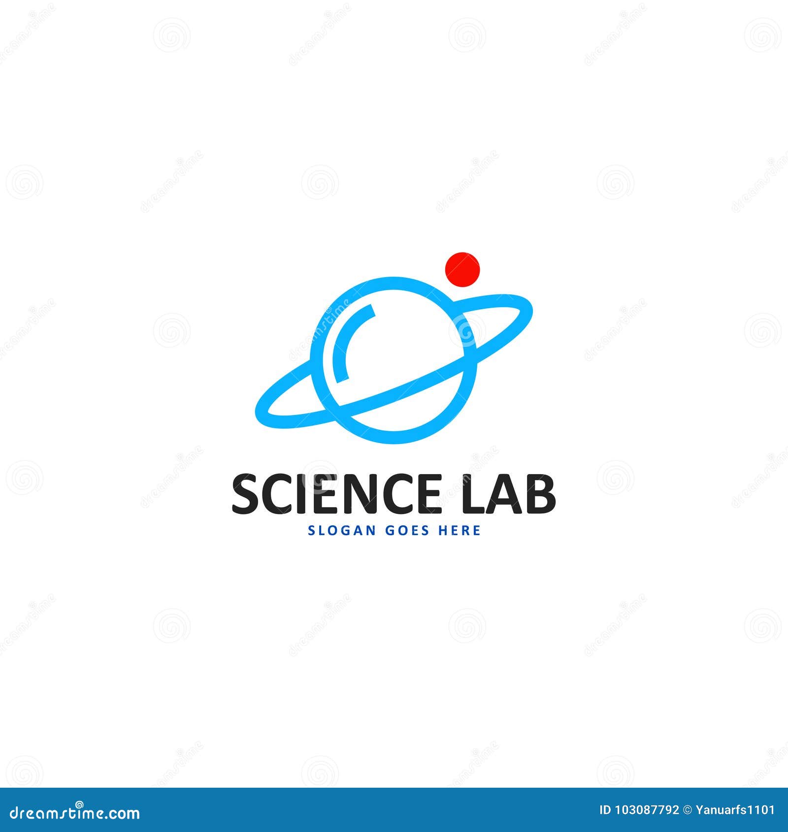Science Logo Vector Art Template Stock Vector - Illustration of atom ...