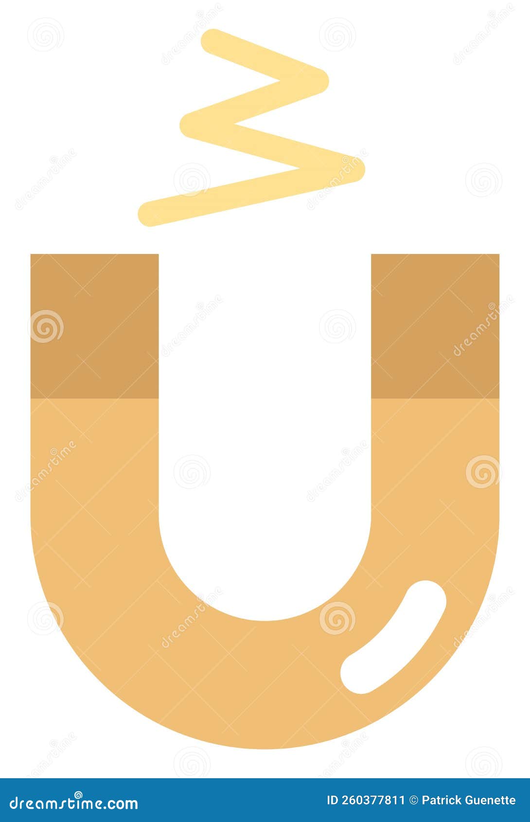 Science magnet, icon stock vector. Illustration of equipment - 260377811