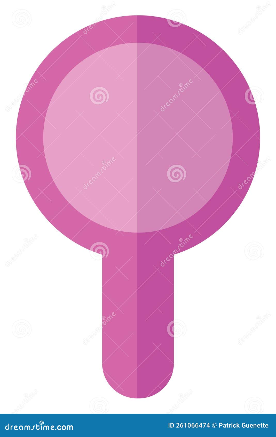 Science magnifier, icon stock vector. Illustration of investigation ...