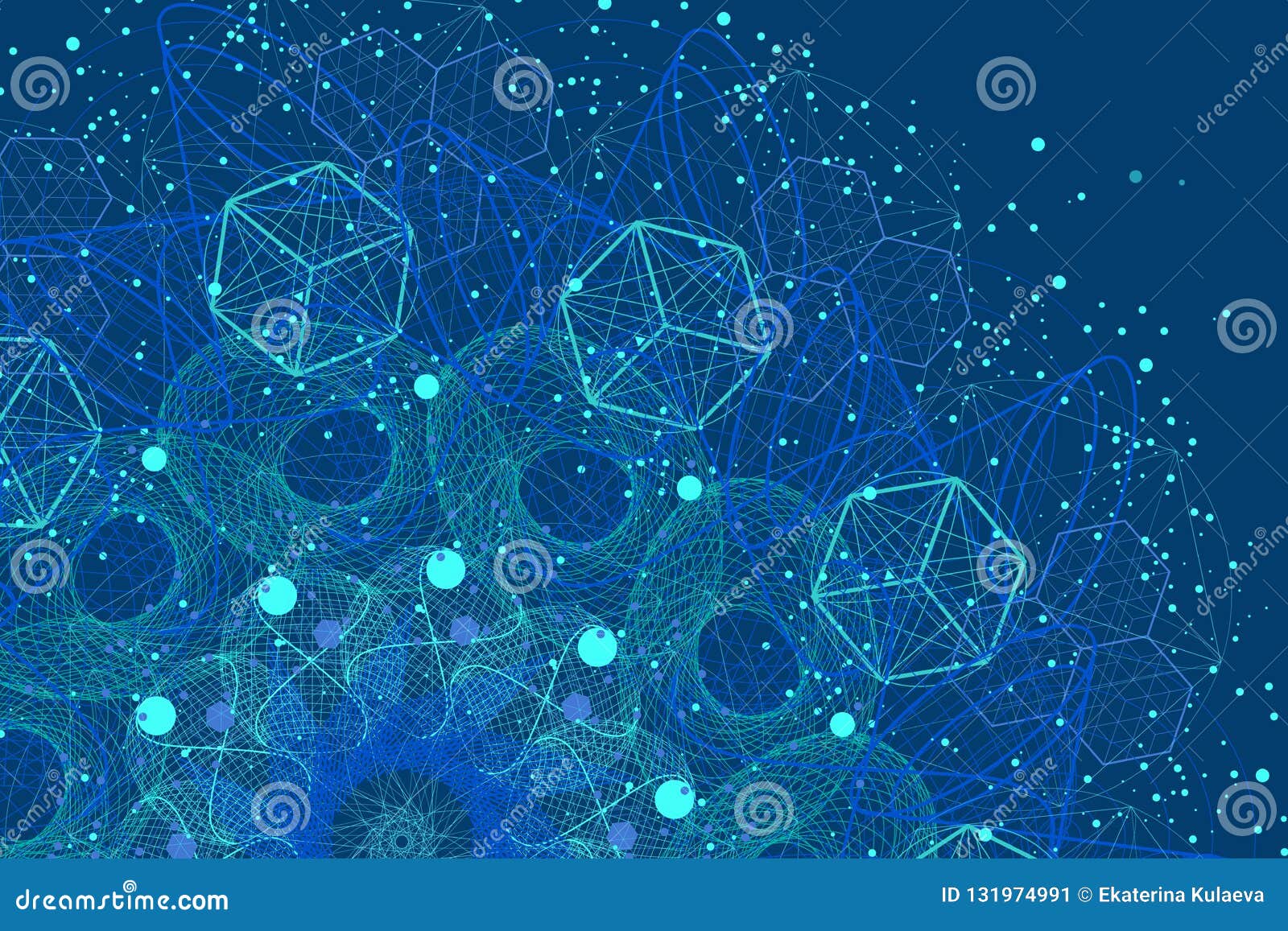 Sacred Geometry Symbols and Elements Background Stock Illustration ...