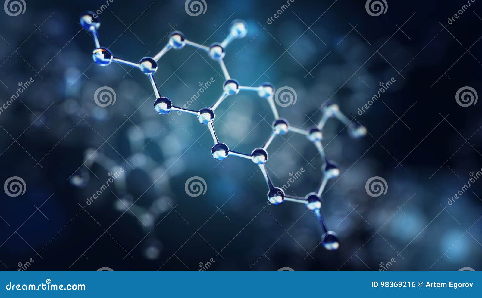 Science or Medical Background with Molecules and Atoms. Stock Photo ...