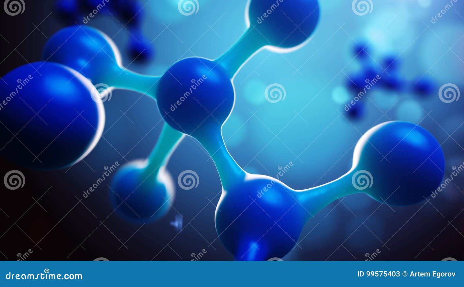 Science or Medical Background with Molecules and Atoms. Stock ...