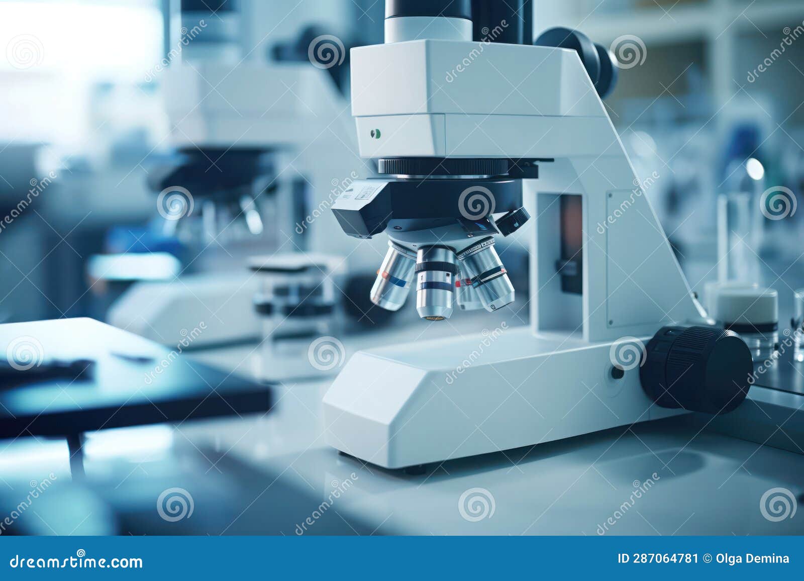 Science and Medical Research Equipment, Close-up of a Professional ...