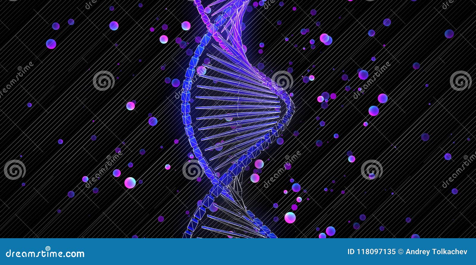 Abstract DNA backdrop stock illustration. Illustration of chromosome ...