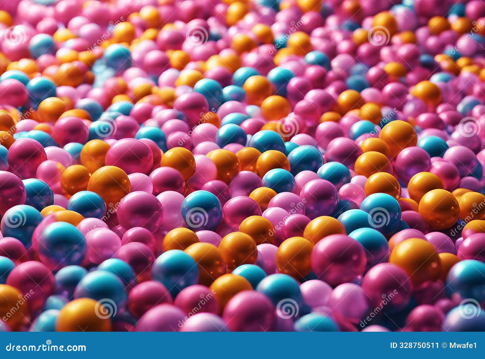 Science Modern Abstract 3d Concept Pastel Plastic Physics Bubbles ...