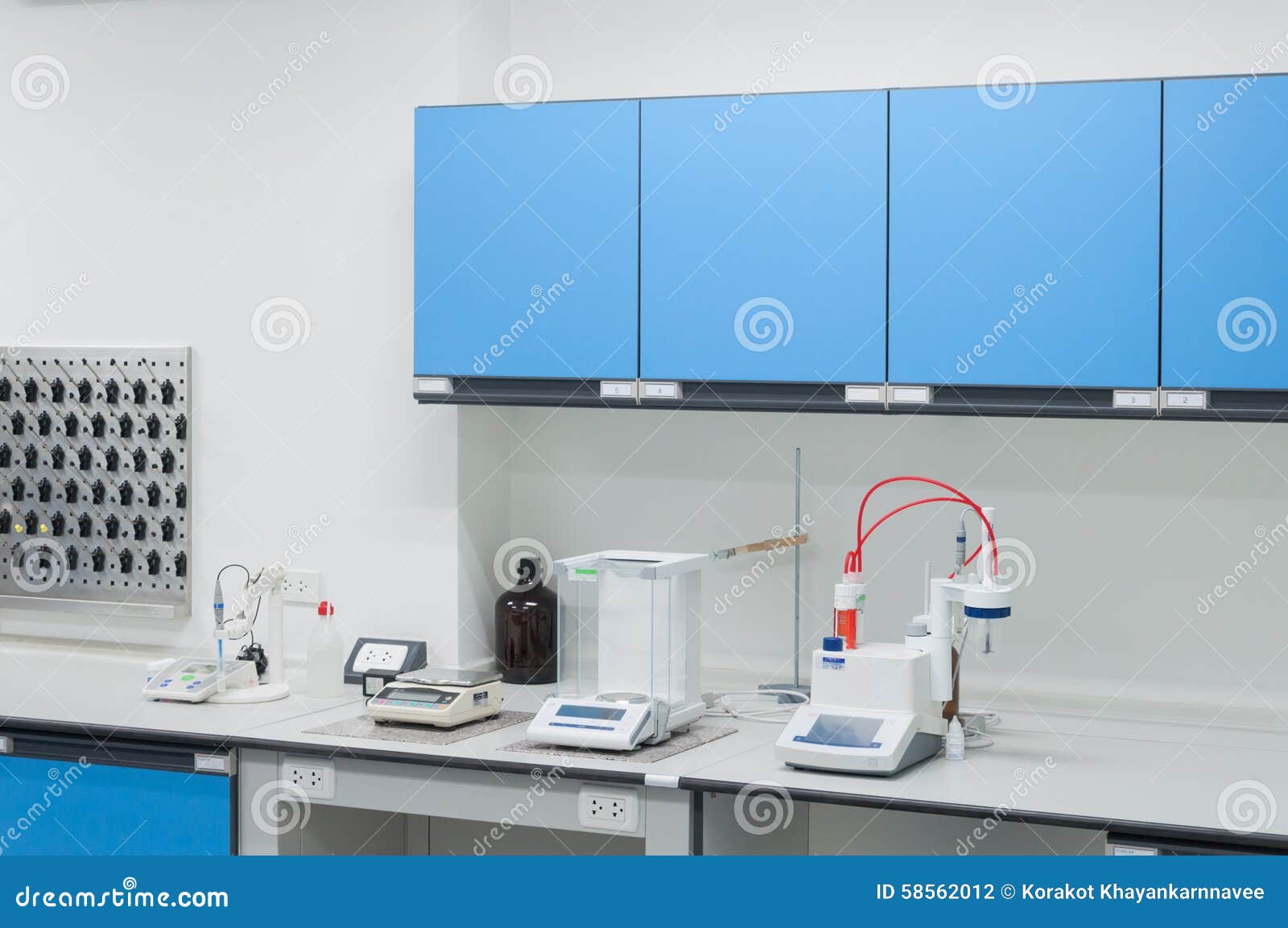 Science Modern Lab Interior Architecture. Stock Photo - Image of floor ...