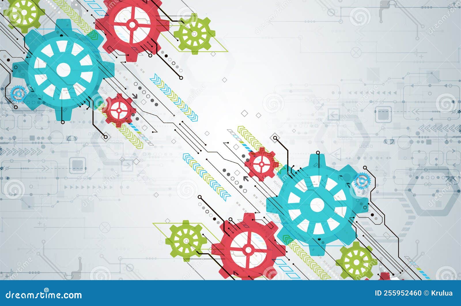 Science Moderne Futuriste Science Technique. Circuit Illustration de ...