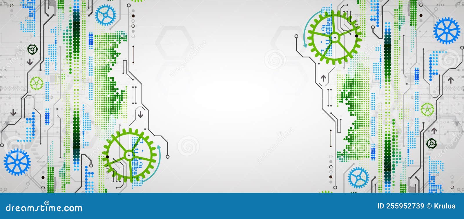 Science Moderne Futuriste Science Technique. Circuit Illustration de ...