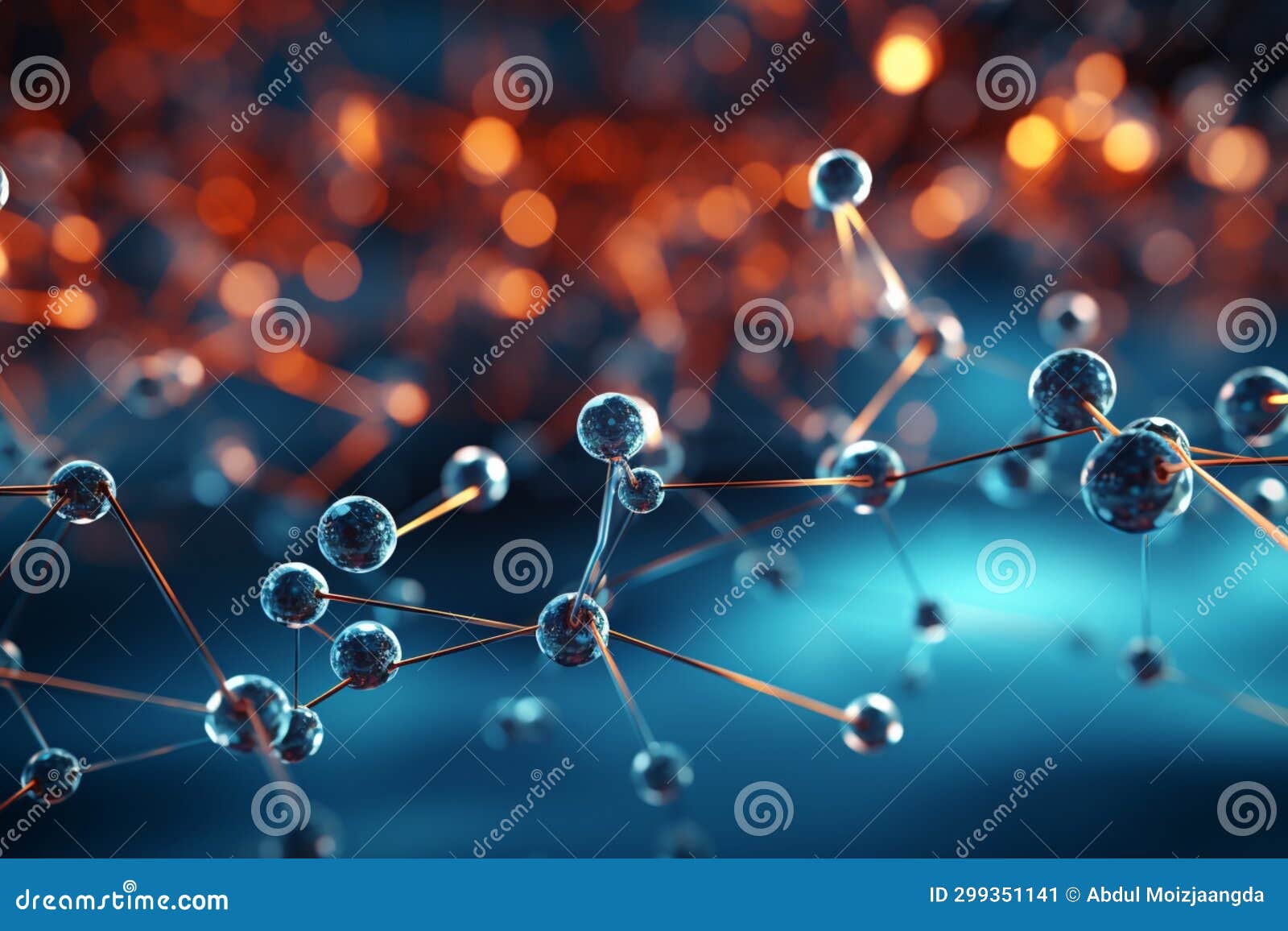 Science Molecular Structure Background with Atom Molecule Medical ...