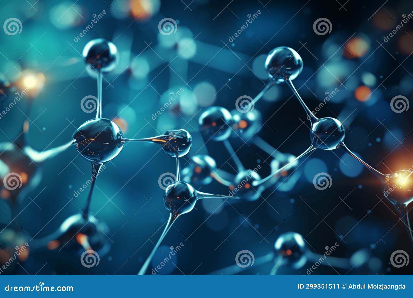 Science Molecular Structure Background with Atom Molecule Medical ...