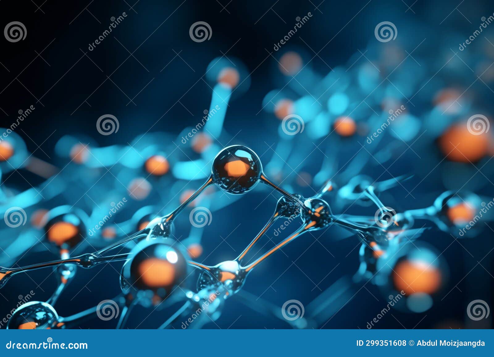 Science Molecular Structure Background with Atom Molecule Medical ...