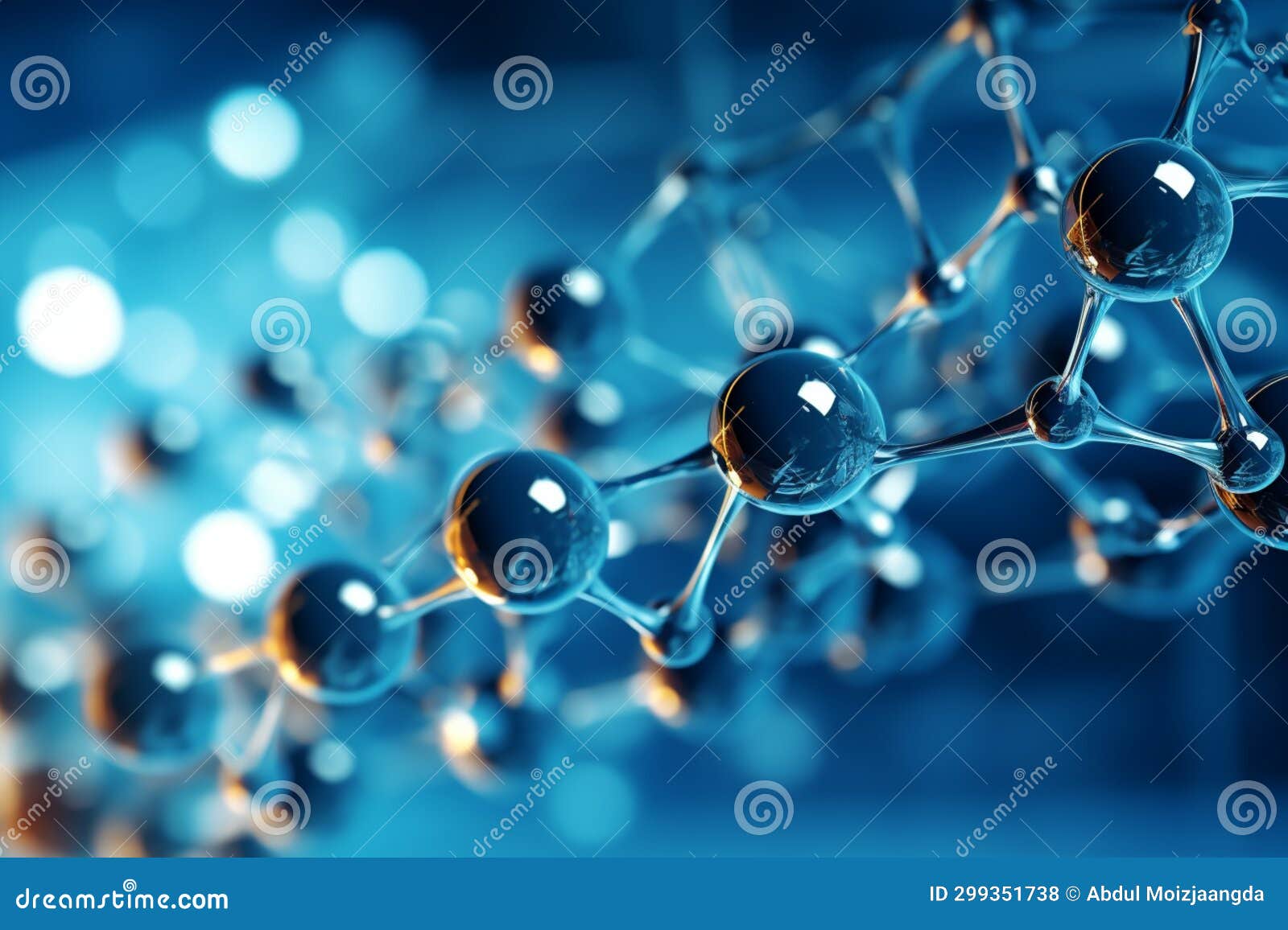 Science Molecular Structure Background with Atom Molecule Medical ...