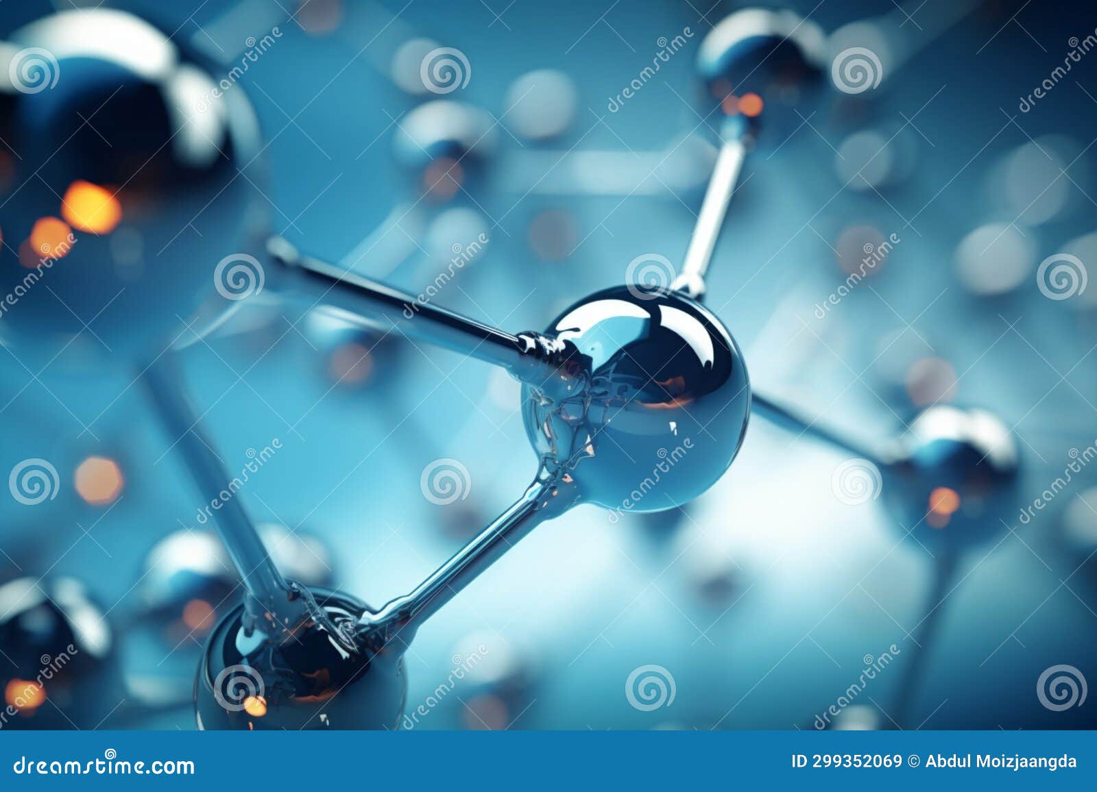 Science Molecular Structure Background with Atom Molecule Medical ...