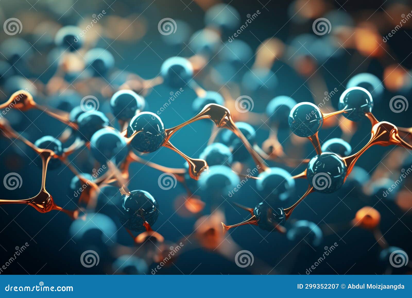 Science Molecular Structure Background with Atom Molecule Medical ...