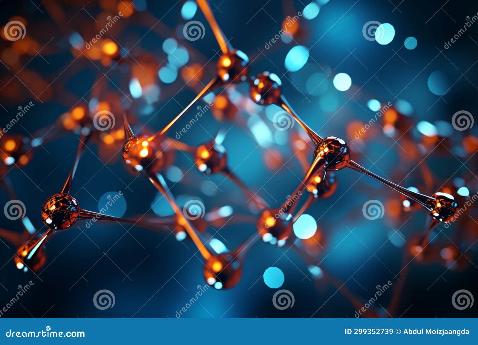 Science Molecular Structure Background with Atom Molecule Medical ...