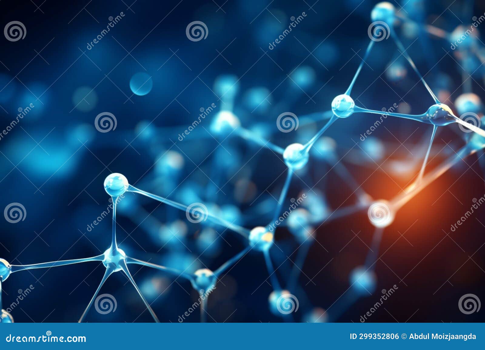 Science Molecular Structure Background with Atom Molecule Medical ...