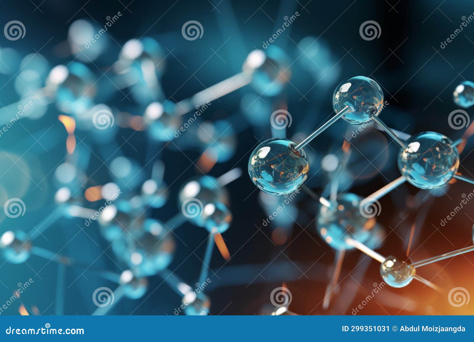 Science Molecular Structure Background with Atom Molecule Medical ...