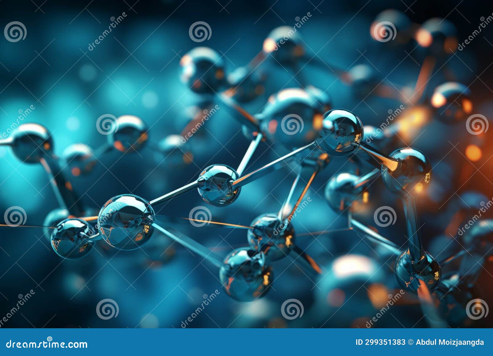 Science Molecular Structure Background with Atom Molecule Medical ...