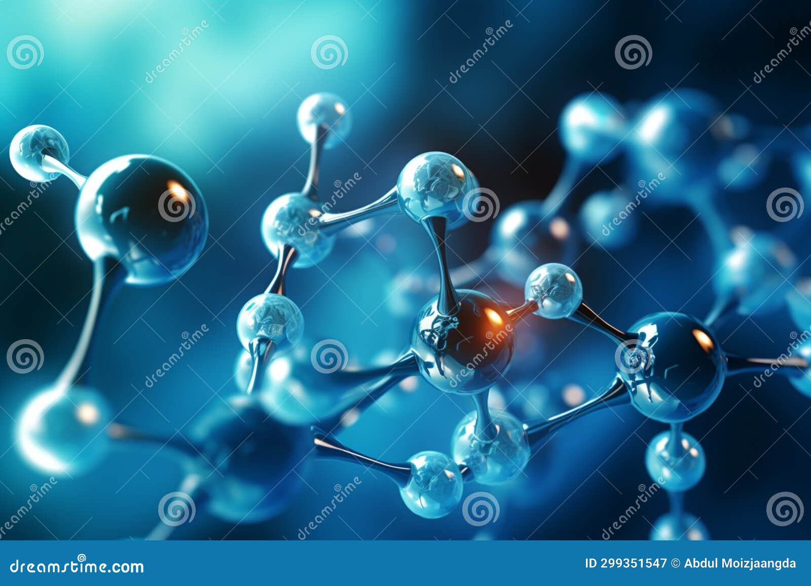 Science Molecular Structure Background with Atom Molecule Medical ...