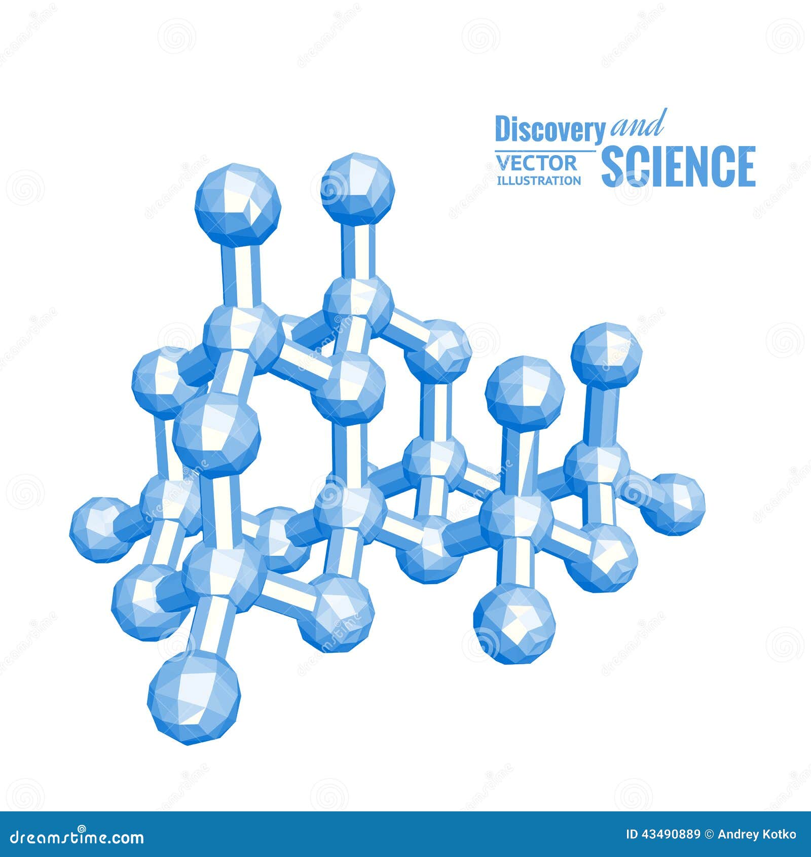 Science molecule. stock vector. Illustration of micro - 43490889