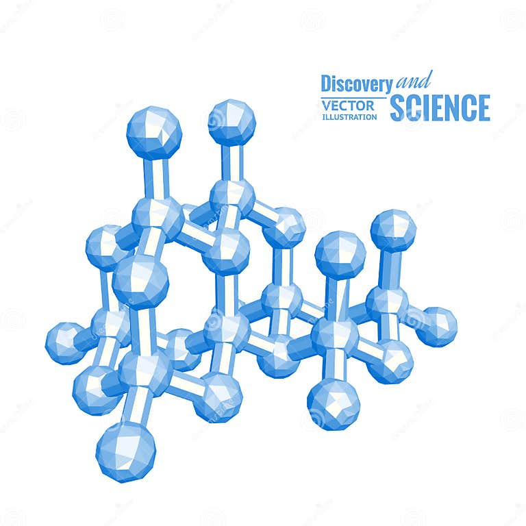 Science molecule. stock vector. Illustration of micro - 43490889