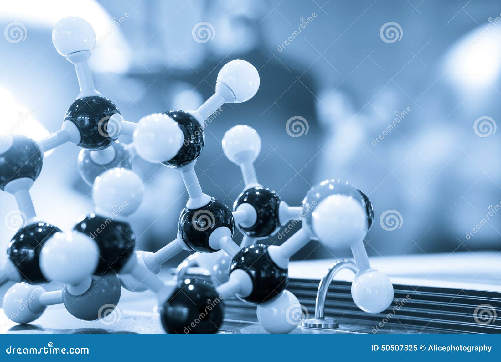 Science Molecule DNA Model Structure, Business Concept Stock Image ...