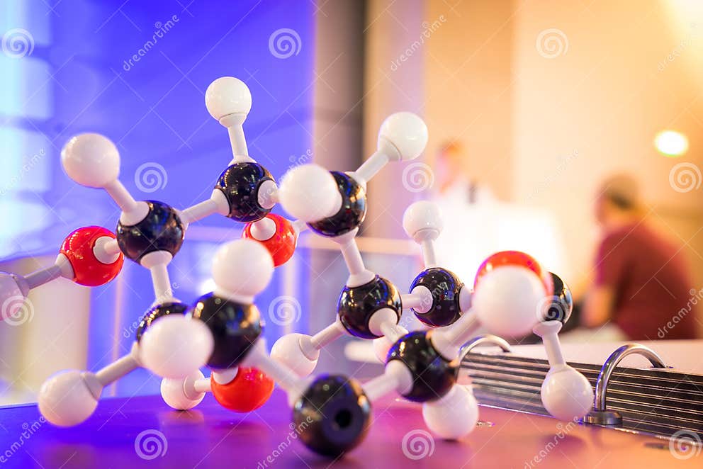 Science Molecule DNA Model Structure, Business Teamwork Concept Stock ...