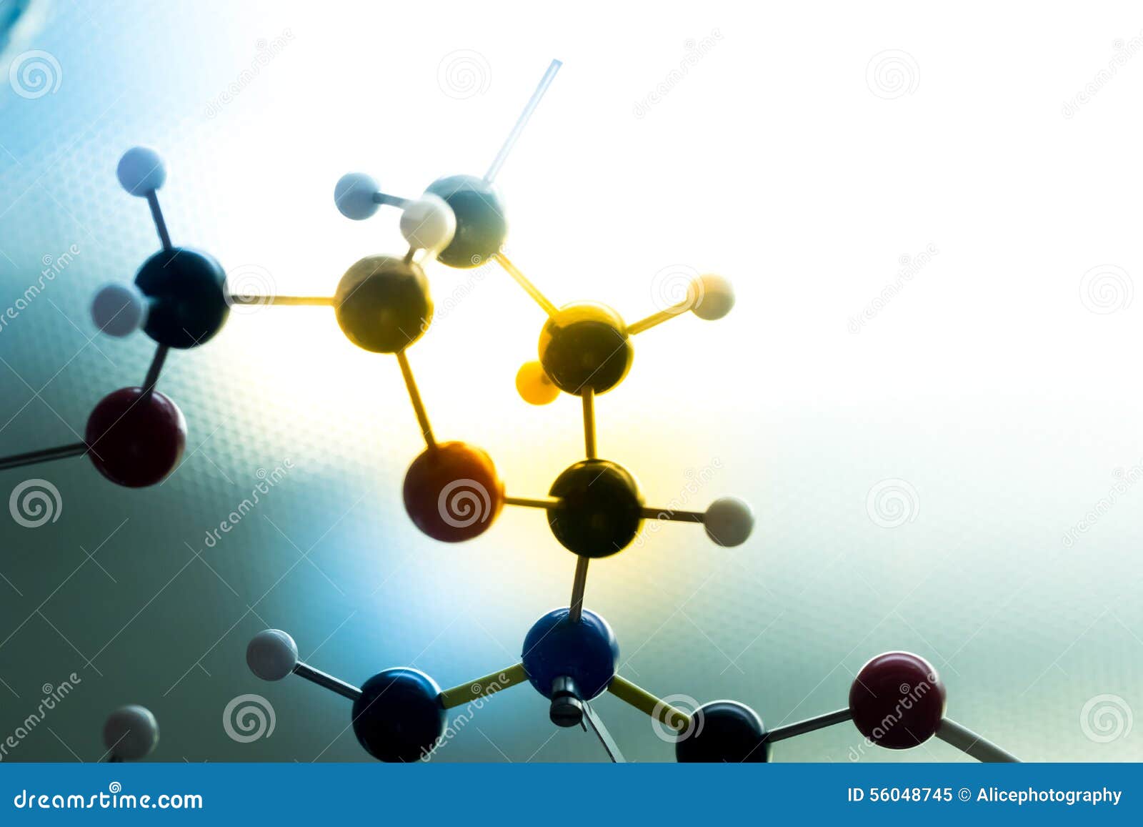 Science Molecule DNA Model Structure, Business Teamwork Concept Stock ...