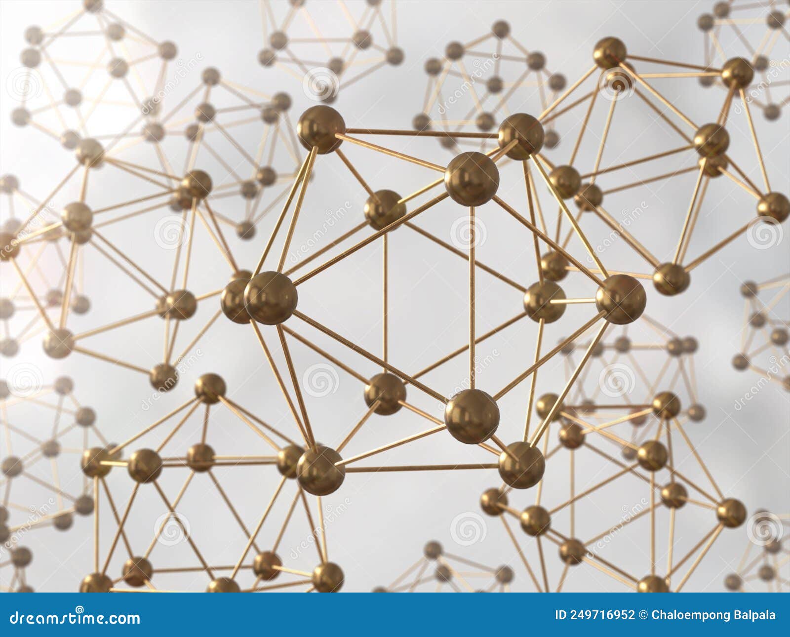 Science Molecule DNA Model Structure. Stock Illustration - Illustration ...