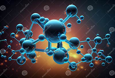 Science Molecule, Model Structure Stock Photo - Image of development ...