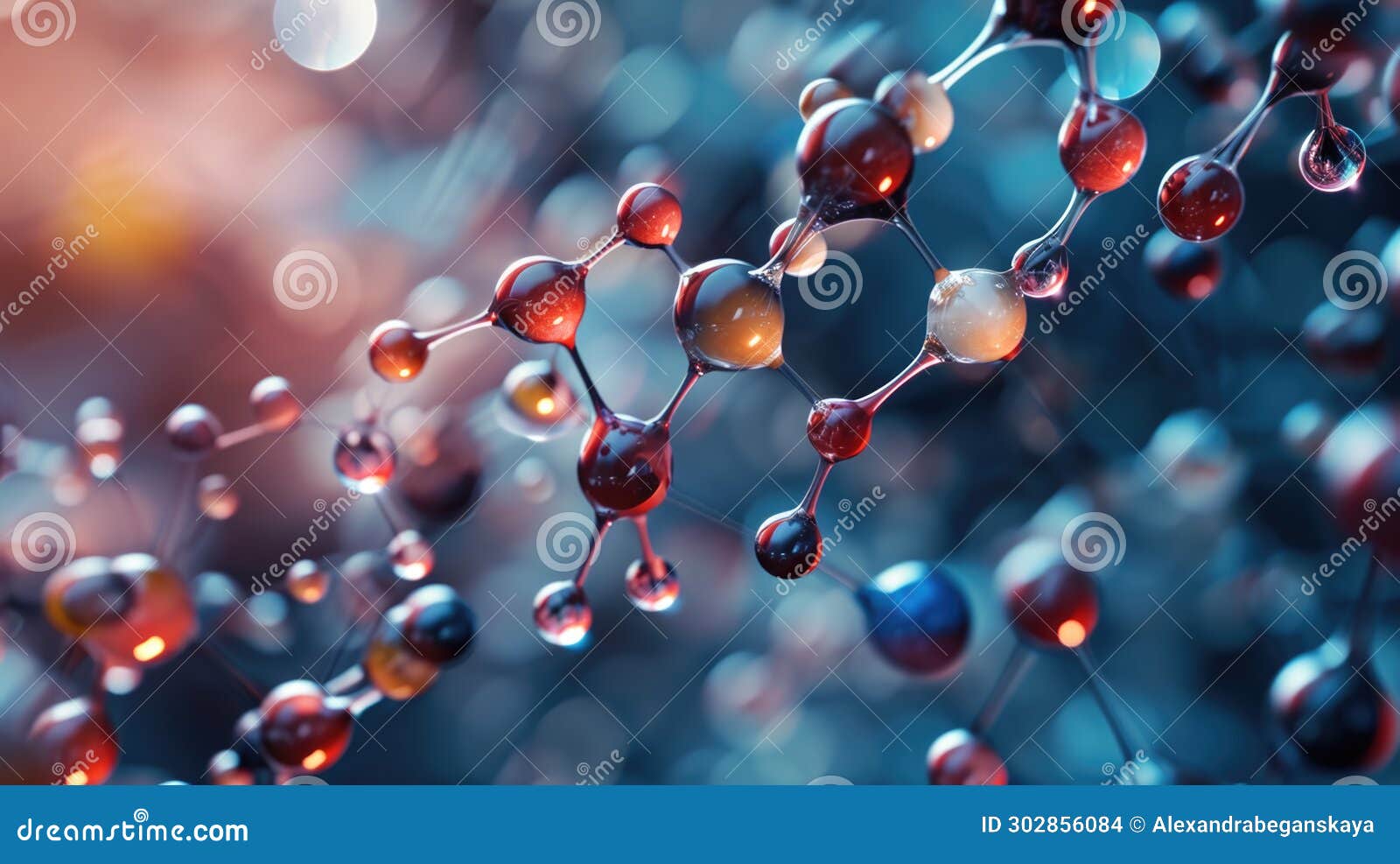 CG Model Structure Form Of Nucleus Atom Nuclear Explode Bomb Emit X-ray ...