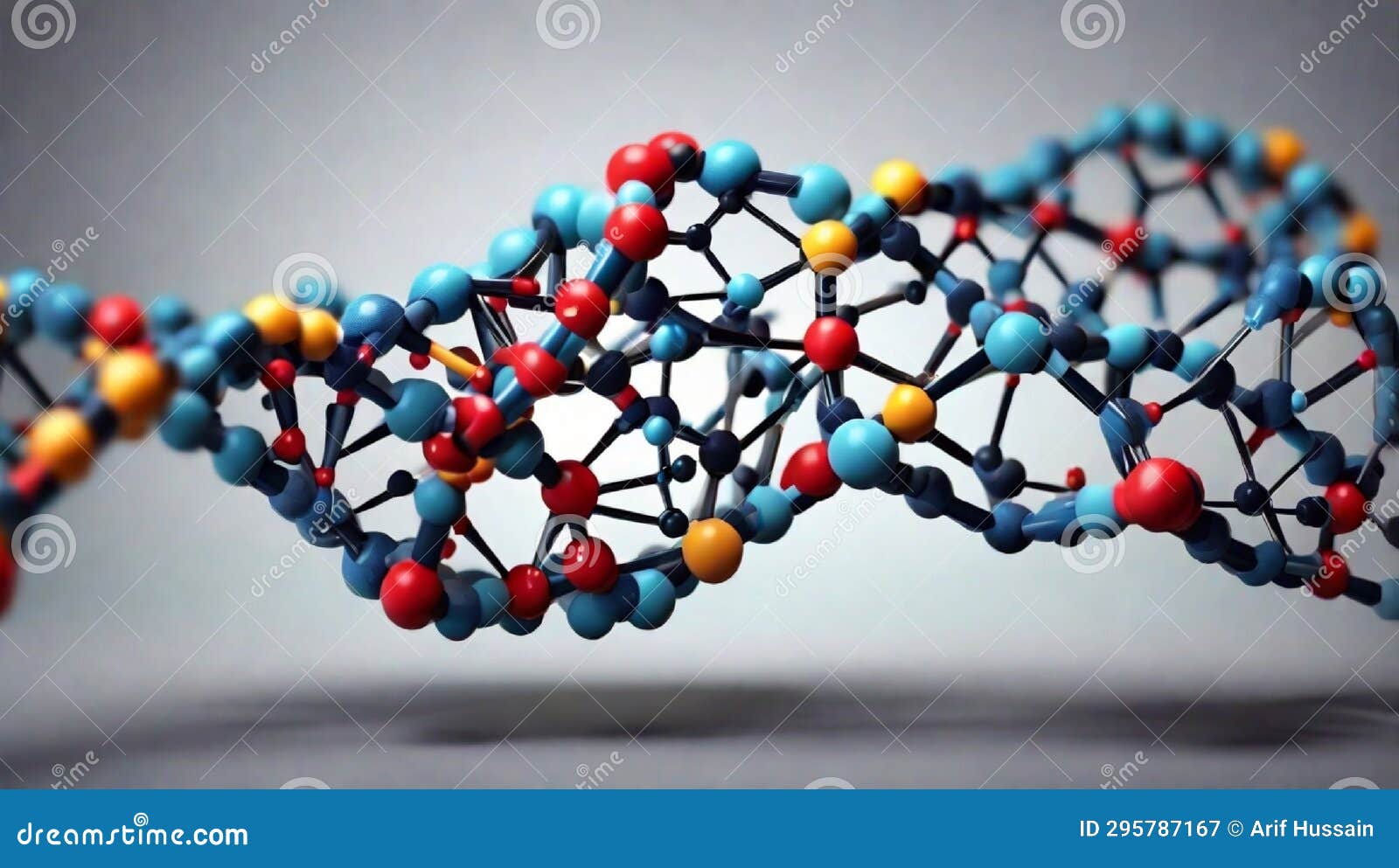 Science Molecule, Molecular DNA Model Structure, Business Teamwork ...
