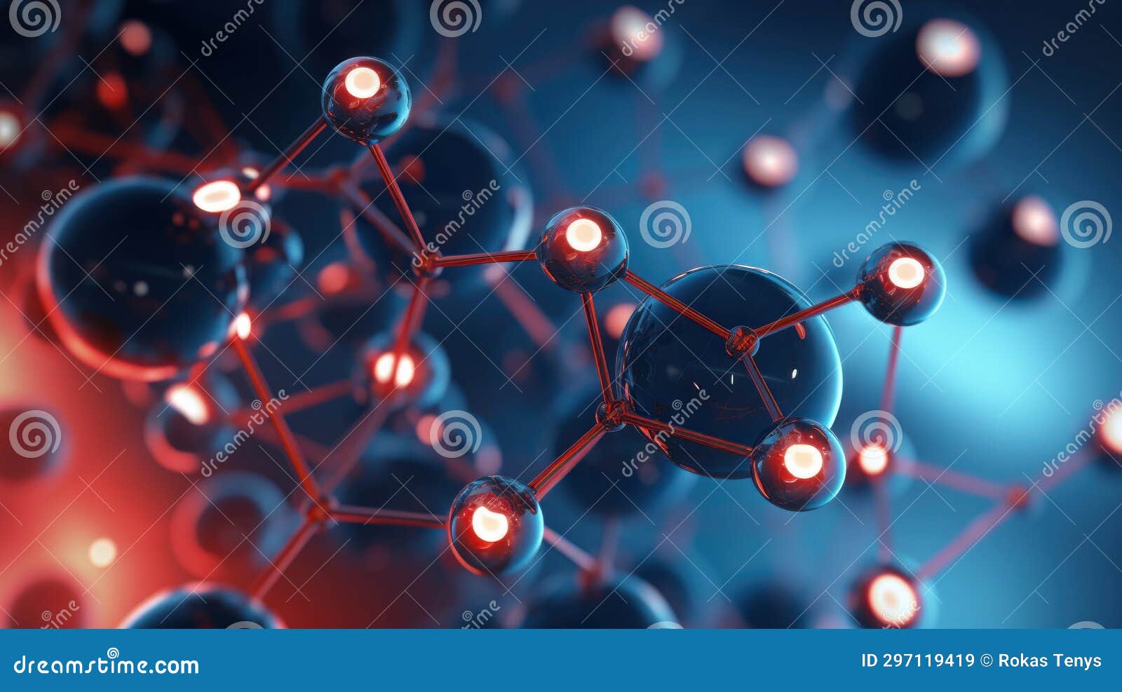 Science Molecule, Molecular DNA Model Structure Stock Illustration ...