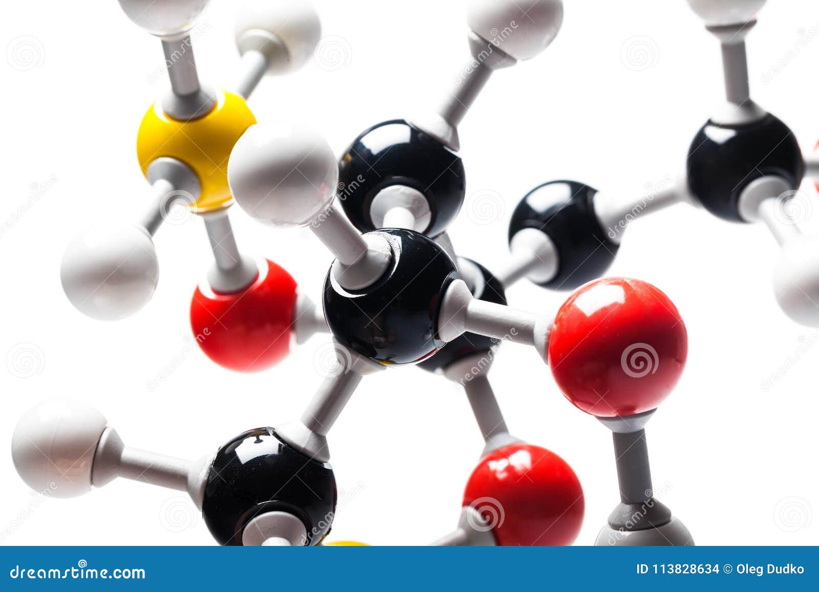 Molecular Model stock photo. Image of science, molecular - 113828634