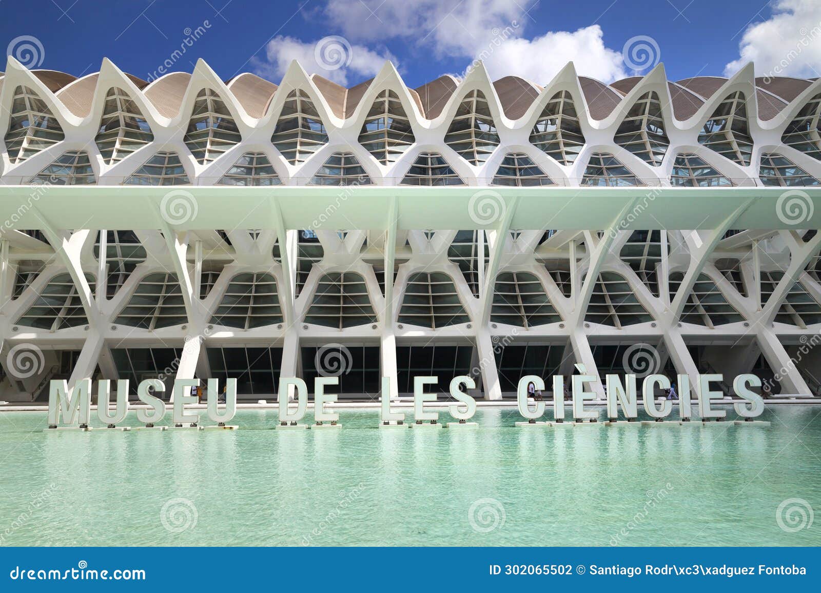 Science Museum of Valencia editorial photography. Image of exterior ...